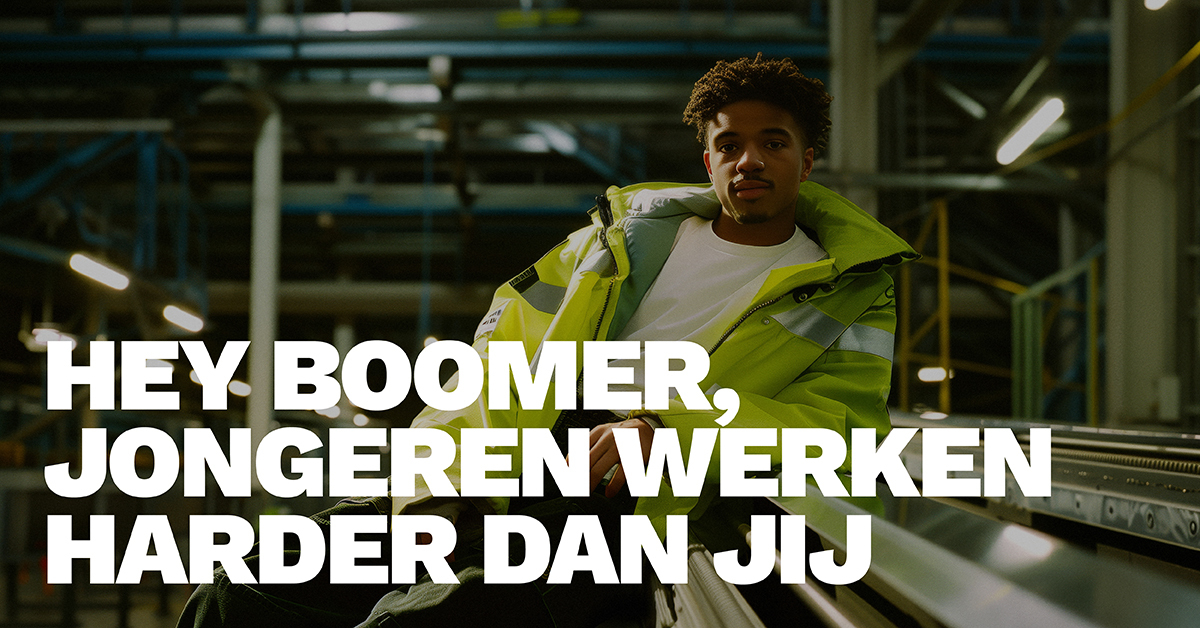 Hey Boomer, jongeren van nu werken meer dan jij vroeger deed ...